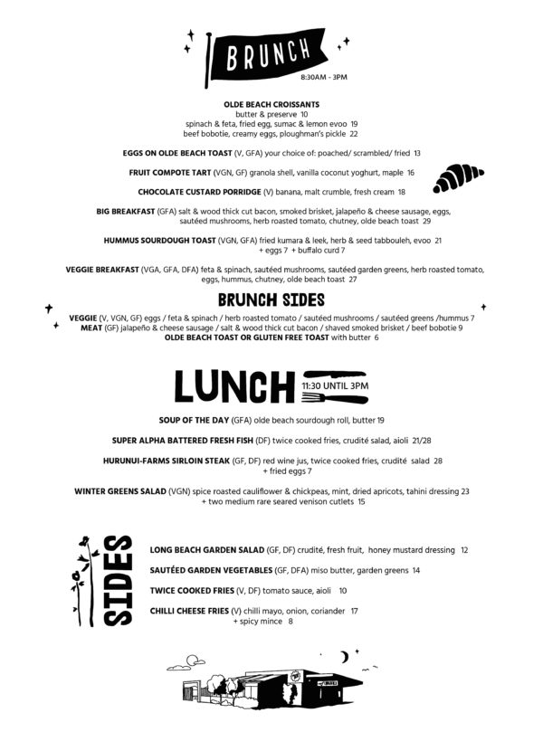 Long Beach Cafe Menu - FoodFolk