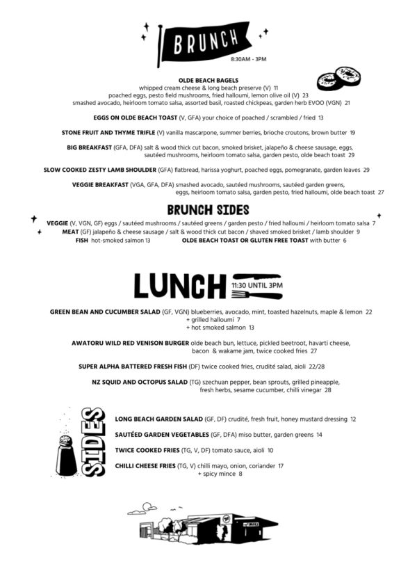 Long Beach Cafe Menu - FoodFolk