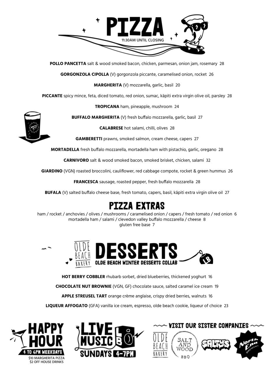Long Beach Cafe Menu - FoodFolk