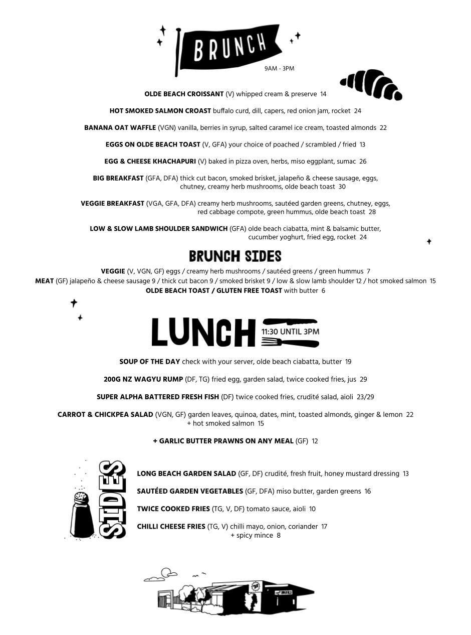 Long Beach Cafe Menu - FoodFolk