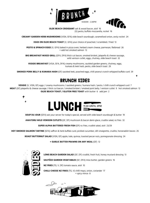 Long Beach Cafe Menu - FoodFolk