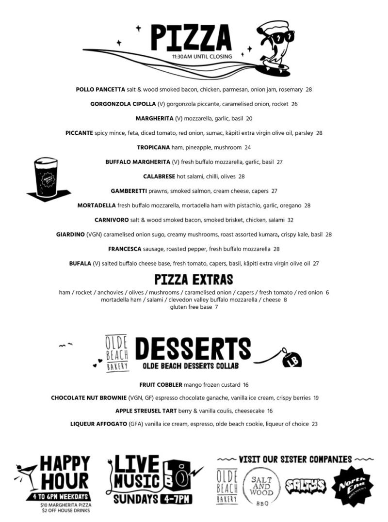 Long Beach Cafe Menu - FoodFolk
